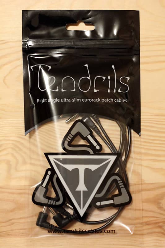 Tendrils Right Angled Eurorack Patch Cable (15cm - | Reverb Canada
