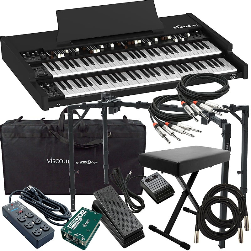 Viscount Legend SOUL 261 Digital Tonewheel Organ - Black | Reverb