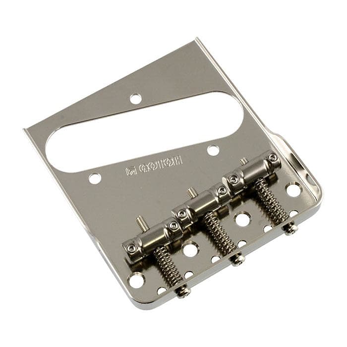 Gotoh Vintage Style Nickel Compensated Titanium Bridge for | Reverb