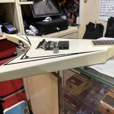 ESP Alexi Laiho Standard Scythe V 2007 White Electric | Reverb