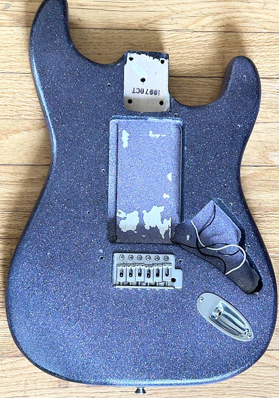 1997 Fender Squier Strat Affinity Body, 22 fret Refinish | Reverb