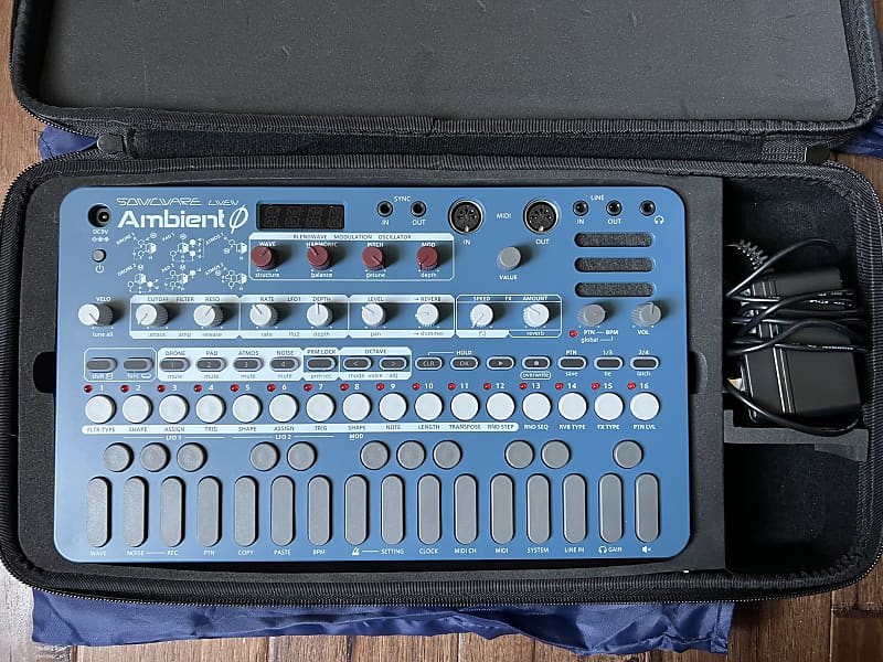 Sonicware LIVEN Ambient Ø 2024 - Blue with Case! | Reverb