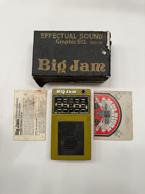 Big Jam Multivox SE-6 Graphic Eq Equalizer Vintage Guitar | Reverb
