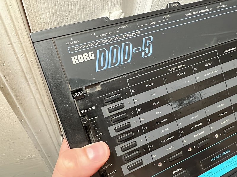 Korg DDD-5 1987 - Black | Reverb