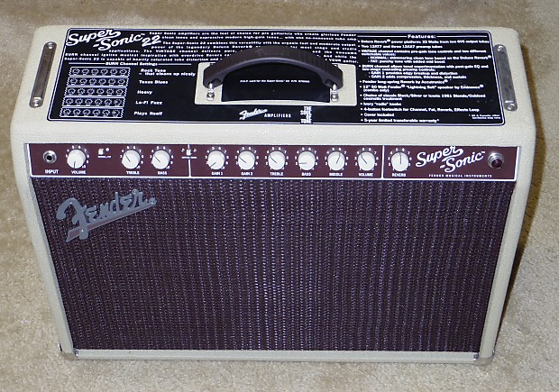 Fender Supersonic 22 Combo Amplifier 2013 Blonde with | Reverb
