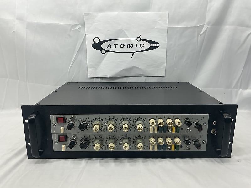 Neotek Series III 3 Rackmount Channel Strip PAIR in Rack Case | Reverb