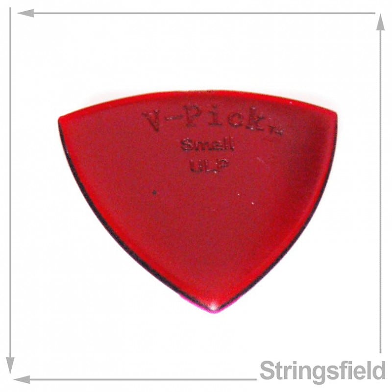 Púa V-Picks Ruby Red Small Pointed Ultra Lite | Reverb