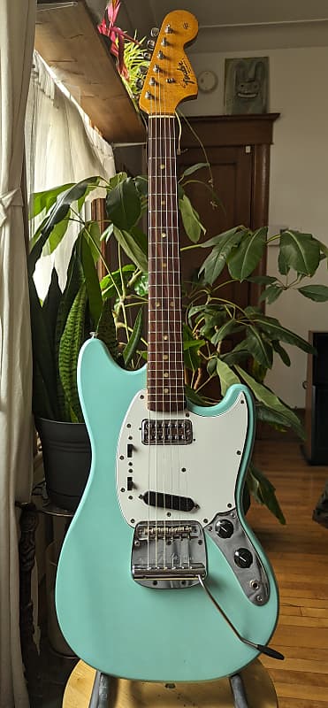 Vintage Fender Mustang (65 neck, mij body) | Reverb