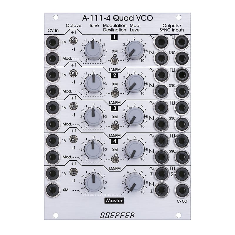 Doepfer A-111-4 Quad Precision VCO - Oscillator Modular | Reverb