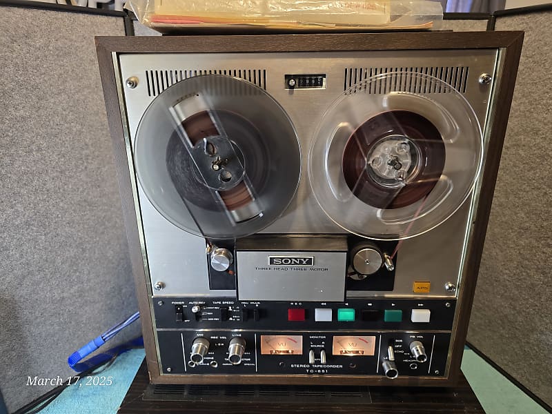 Sony TC-651 1970s - Wood | Reverb