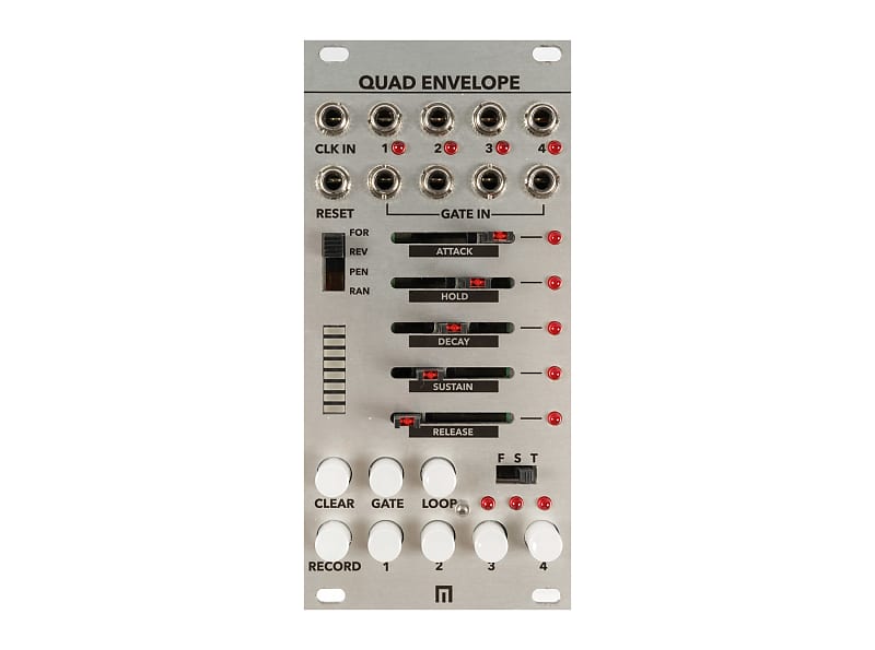 Malekko Heavy Industry Quad Envelope Generator (Silver) | Reverb