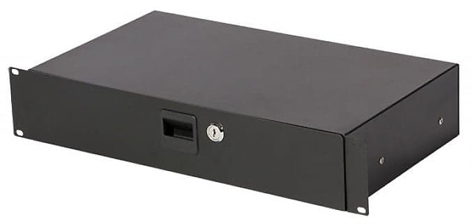 On-Stage RDLS2000 2U Shallow Locking Rack Drawer | Reverb