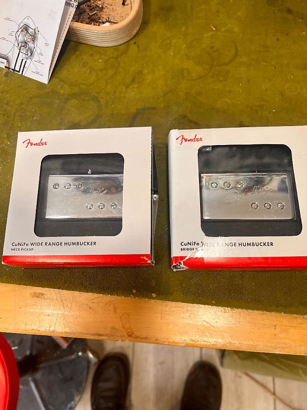Fender CuNiFe Wide Range Humbuckers 2023 - Chrome | Reverb