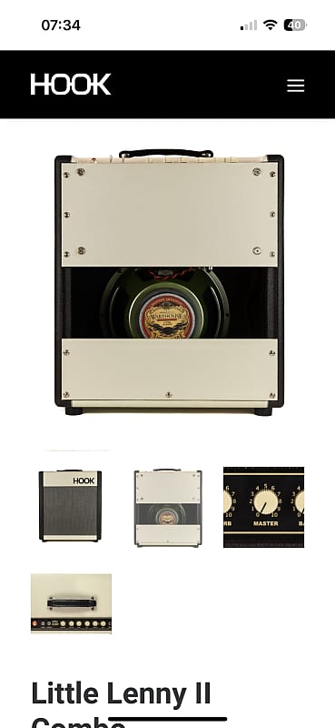 Hook Little Lenny 2 2022 - Factory | Reverb