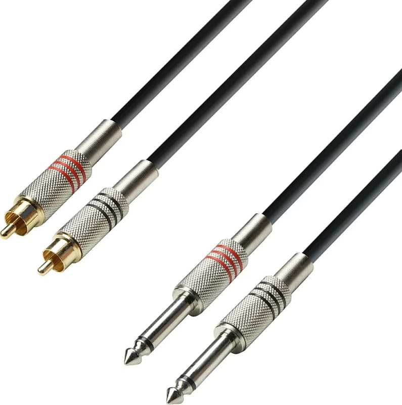 Adam Hall Cables 3 STAR TPC 0100 - Audio Cable 2 x RCA male | Reverb