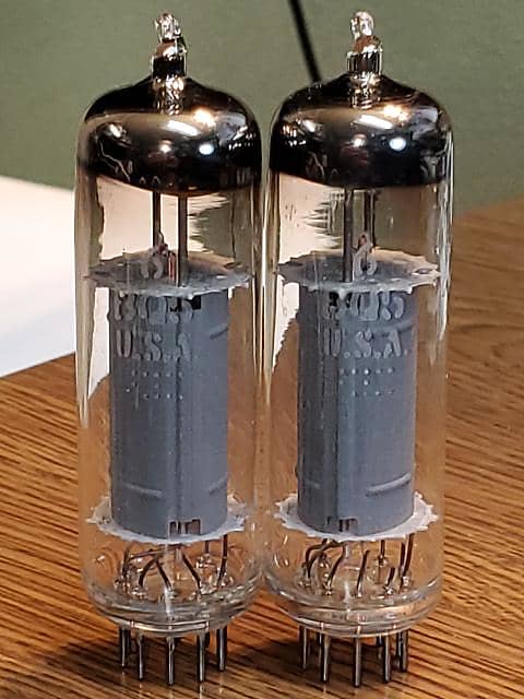 6BQ5/EL84 GE MaxiMatcher2 PERFECTLY matched pair (2) tube lot | Reverb