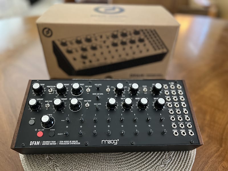 Moog DFAM + Mother 32 + 2 Tier Rack | Reverb
