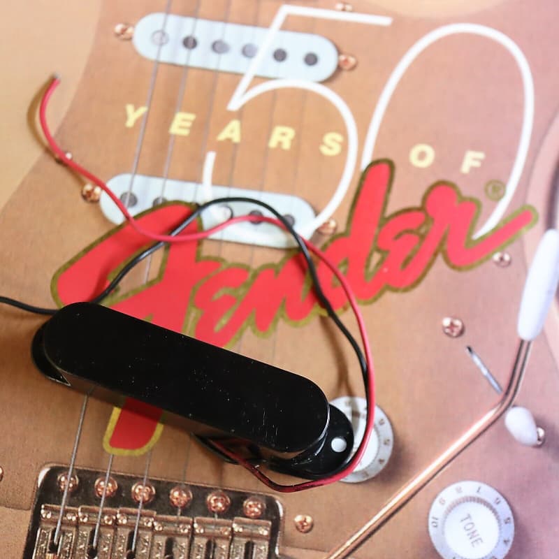 Fender James Burton Lace Sensor Tele Pickup Black Guitar USA | Reverb