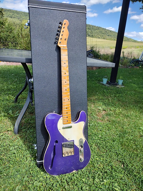 Wide Open Custom Telecaster Custom Thinline Tele - Crown | Reverb