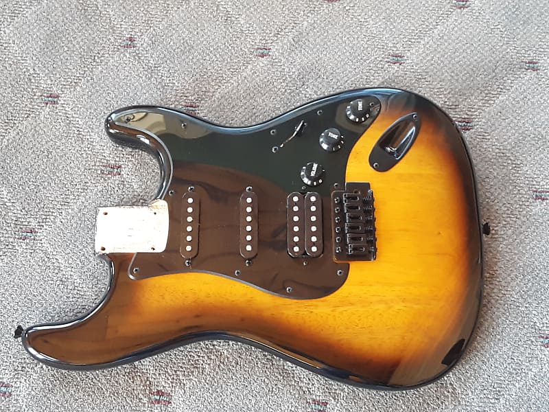 Squier Stratocaster Bullet Fmt guitar body | Reverb