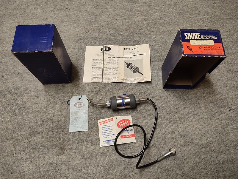 Vintage Shure A86A Impedence Transformer / DI | Reverb