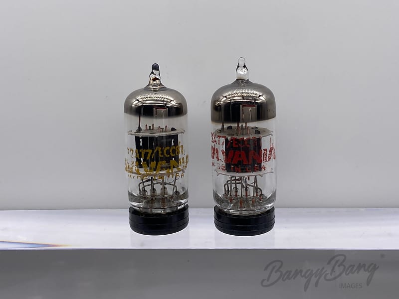 Matched Pair Sylvania 12AT7/ECC81 Dual Triode Guitar Amp. | Reverb