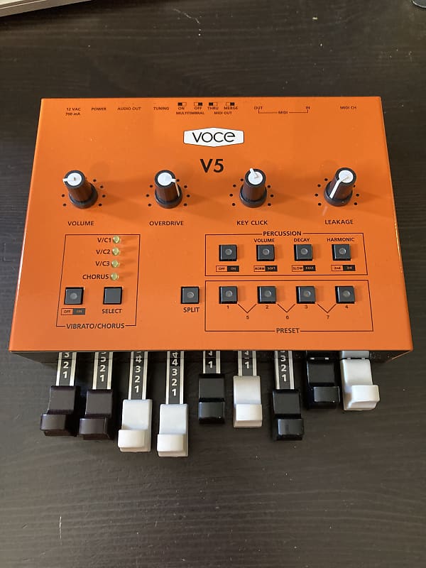 Voce V5 Drawbar Module Late 90’s - Orange | Reverb