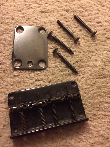 P Bass/J Bass Bridge and Neck Plate | Reverb