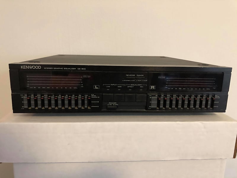 Kenwood GE-800 Black Stereo Graphic Equalizer | Reverb