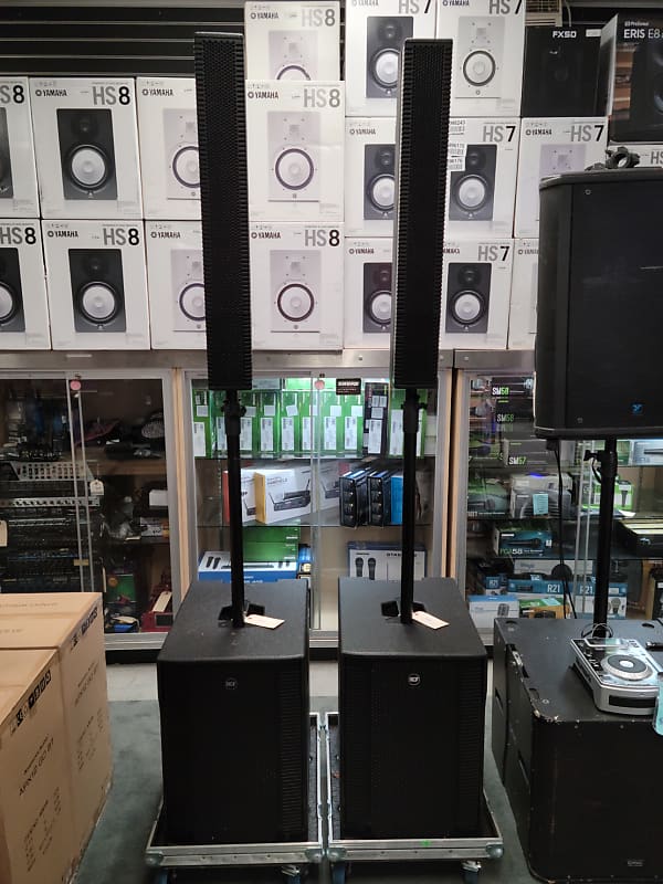 RCF EVOX 12 Complete System With Subs/Tops/Poles/Cases Black | Reverb