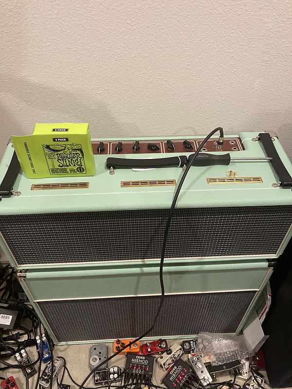 Weber 6v30 2x12 Vox vintage style guitar cabinet cab Rola | Reverb