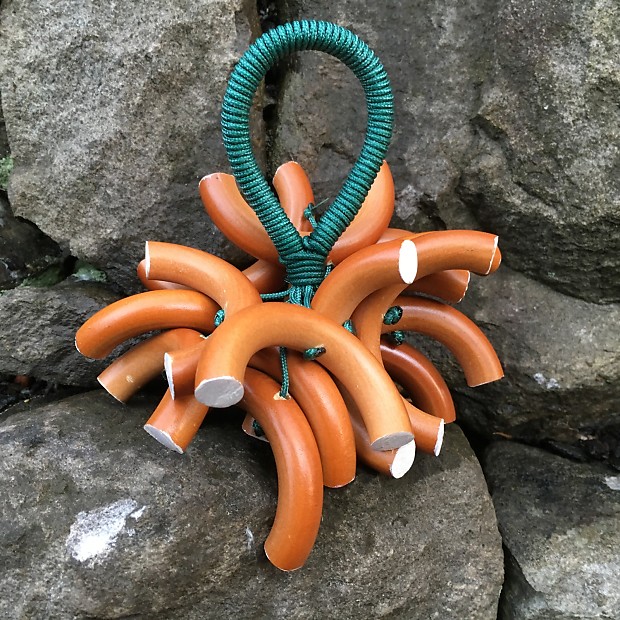 Upcycled Percussion - Wooden Ring Rattle | Reverb