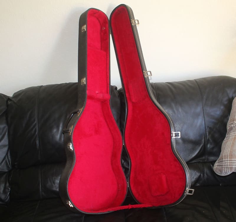 Vintage 1970's Gibson SG Hardshell Case Red Lining With Key | Reverb