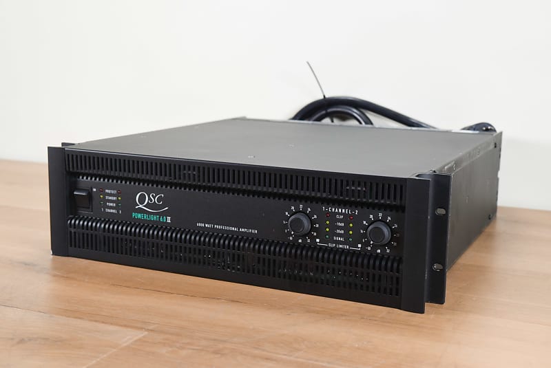 QSC PowerLight 6.0 II 2-channel Power Amplifier (church | Reverb