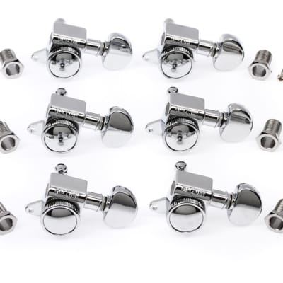 Grover 144BC Mini Bass Tuners - 2+2 - Black Chrome (5-pack) | Reverb