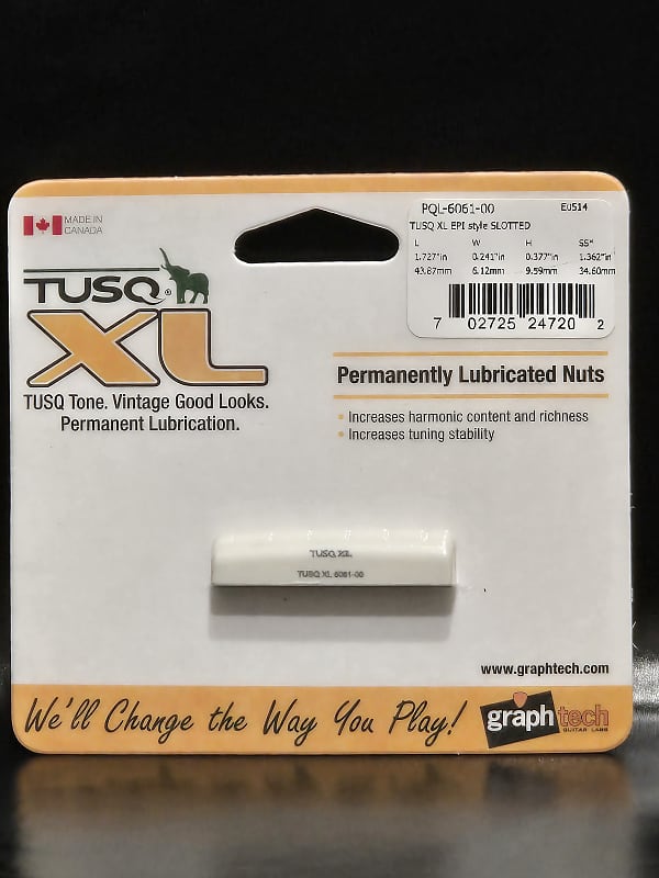 Graph Tech Model 6061-00 Nut Slotted L43.87mm (Select | Reverb