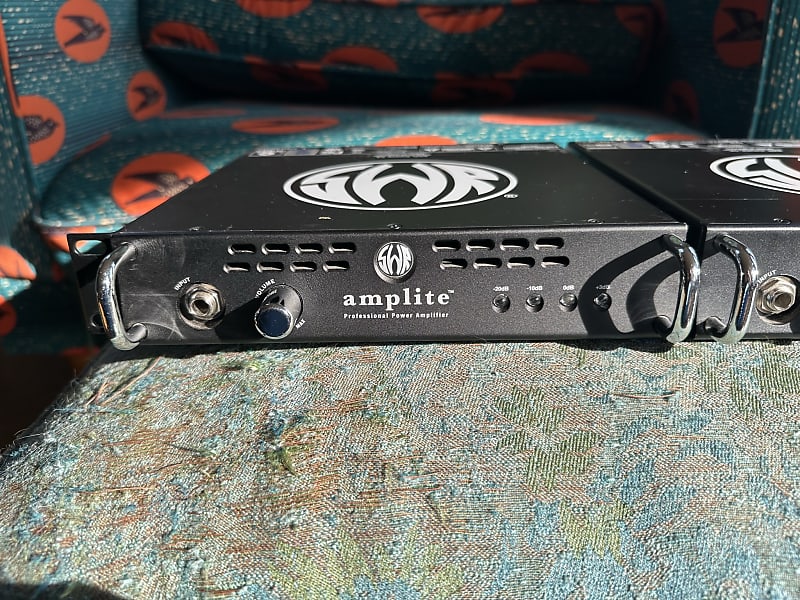 SWR Amplite 400wpc 3lb Amp 2010s - Black - TWO Amplites on 1U | Reverb