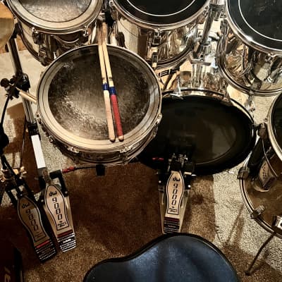 Remo Acousticon Quadura 90's - Chrome Gold Shell pack Drum | Reverb