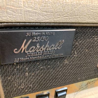 Marshall JCM25/50 2553 Silver Jubilee Mini Stack 1987 Silver | Reverb