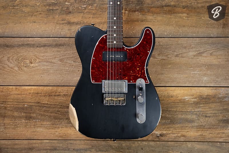 Nash Guitars T-2HB/P-90/MH | Black Nitro Finish | Medium | Reverb UK