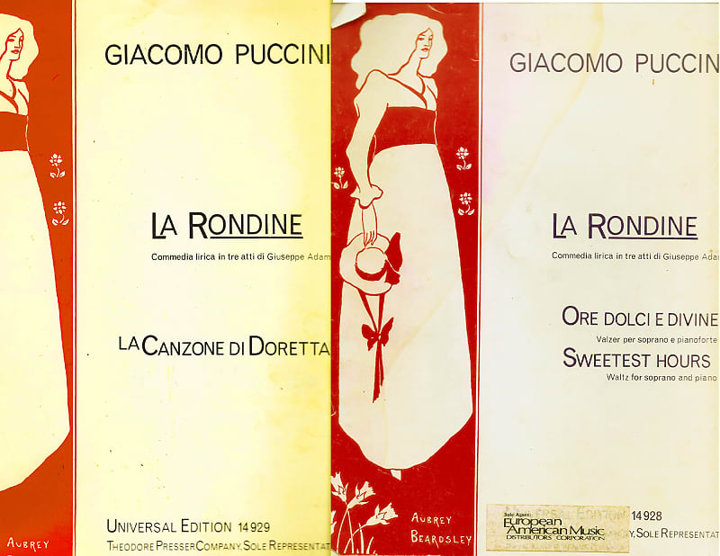 Giacomo Puccini-La Rondine- La Canzone Di Doretta-Ore Dolci E | Reverb