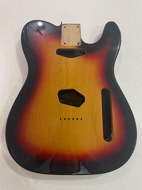 Tobacco Burst Alder Wood Guitar Telecaster Tele Style Body | Reverb