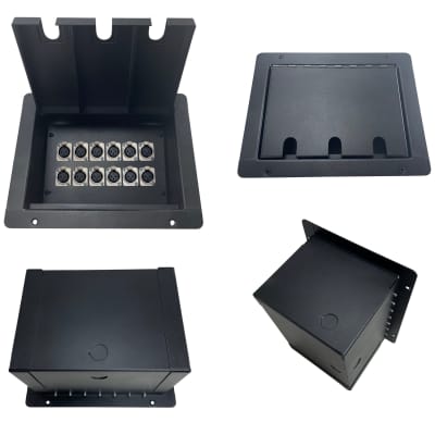 PROCRAFT FPPL-12X-BK - Recessed Stage Pocket / Floor Box 12 | Reverb
