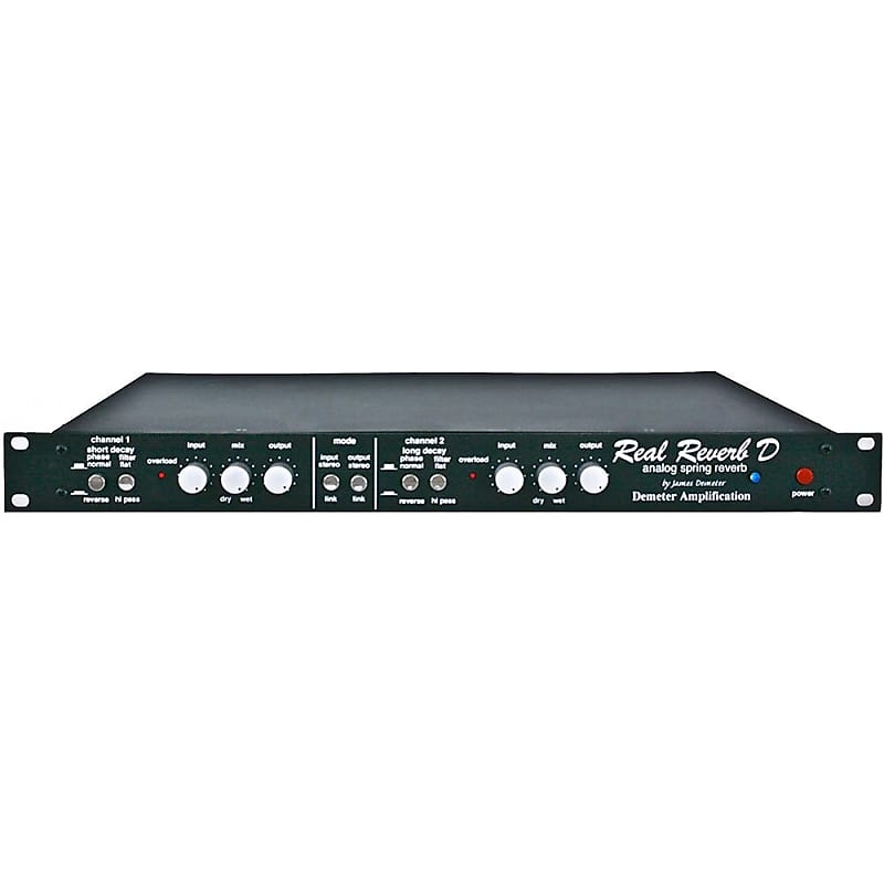 Demeter Real Reverb D - Studio Spring Reverb - Rack unit | Reverb
