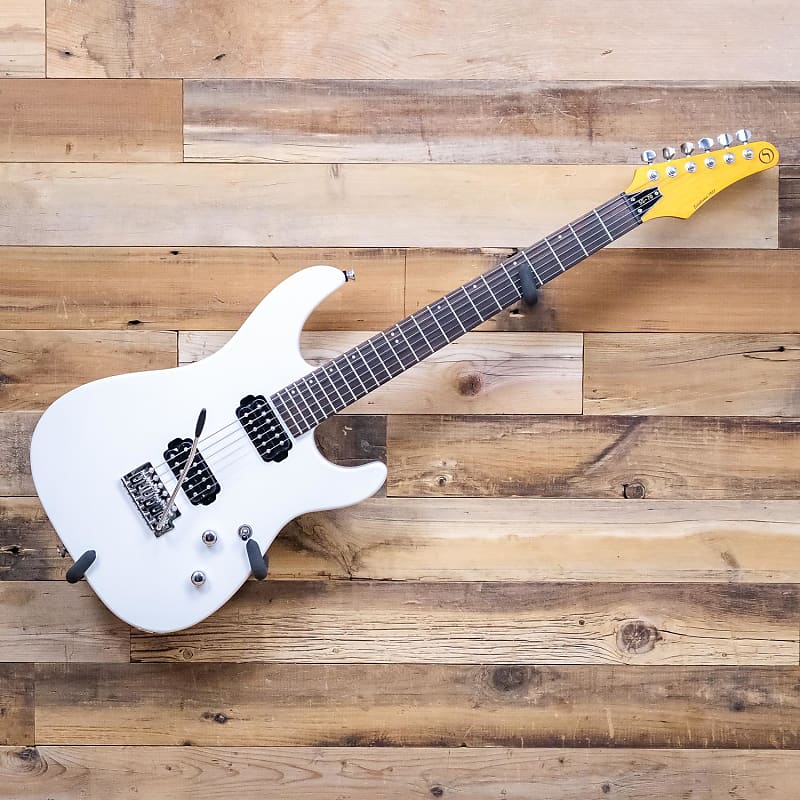 Samick SS70(SS-70) HH Solid Body Electric Guitar, White | Reverb