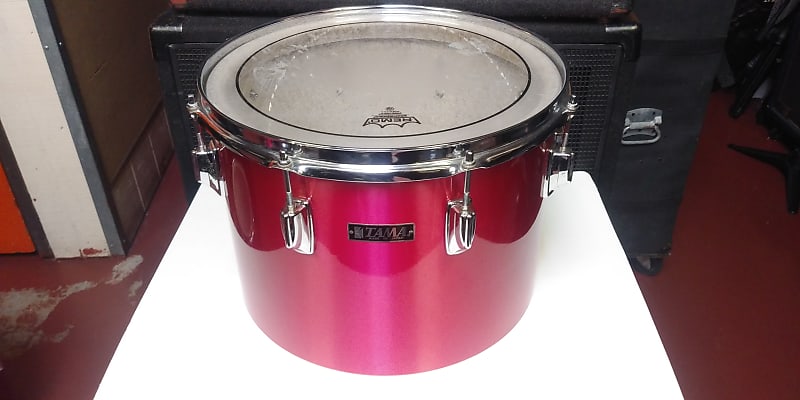 RARE! 1970s Tama Made In Japan Ruby Red Wrap 10 x 14" | Reverb