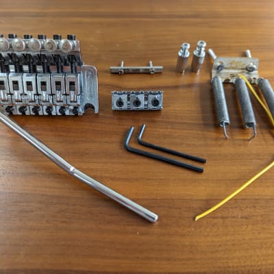 Floyd Rose Nut complete Floyd Rose 2021 chrome | Reverb