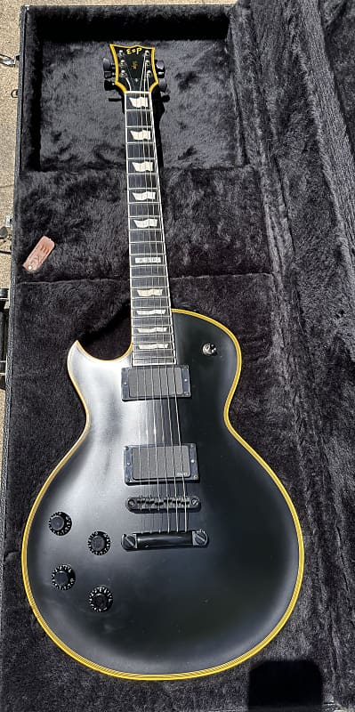 Left Handed ESP Eclipse 2004 - Matte Black | Reverb