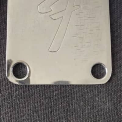 Fender Telecaster P-Bass 1975 neck plate | Reverb