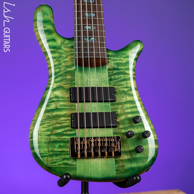 Spector USA NS-6 6-String Bass Blue Green Algae | Reverb